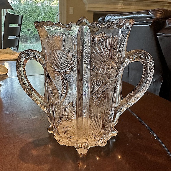 Vintage | Accents | Vintage Higbee Thistle Celery Vase Spooner With ...